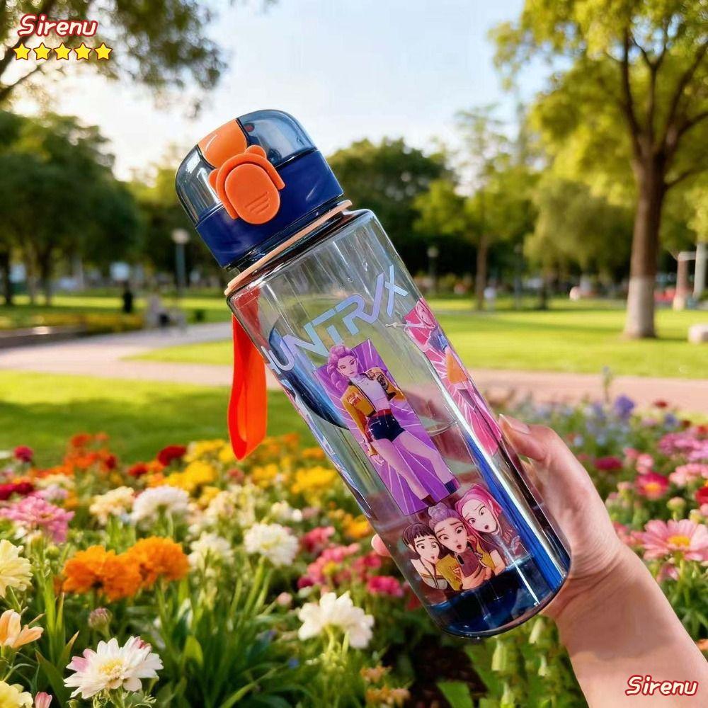 SIRENUZV K-pop Demon Hunters Water Cup, 700ml ZOEY RUMI MIRA Plastic ...