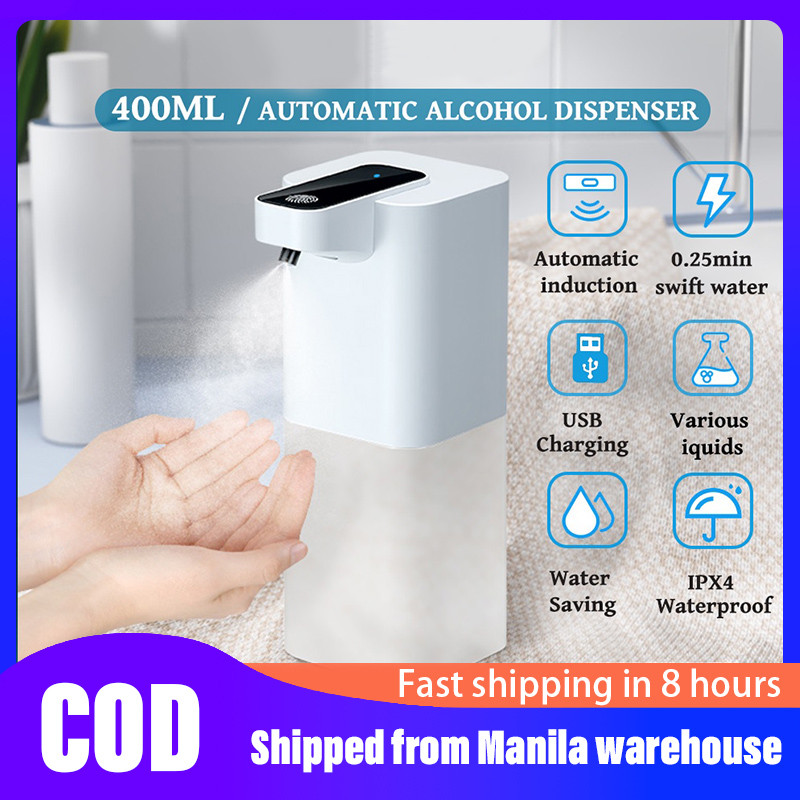 400 milliliters automatic alcohol disinfectant dispenser - automatic ...