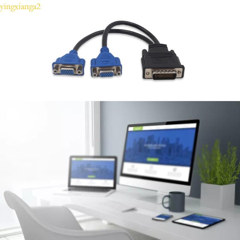 yin 59 Pin to Dual VGA Video Card Adapter Cable Ensure High-speed Data ...