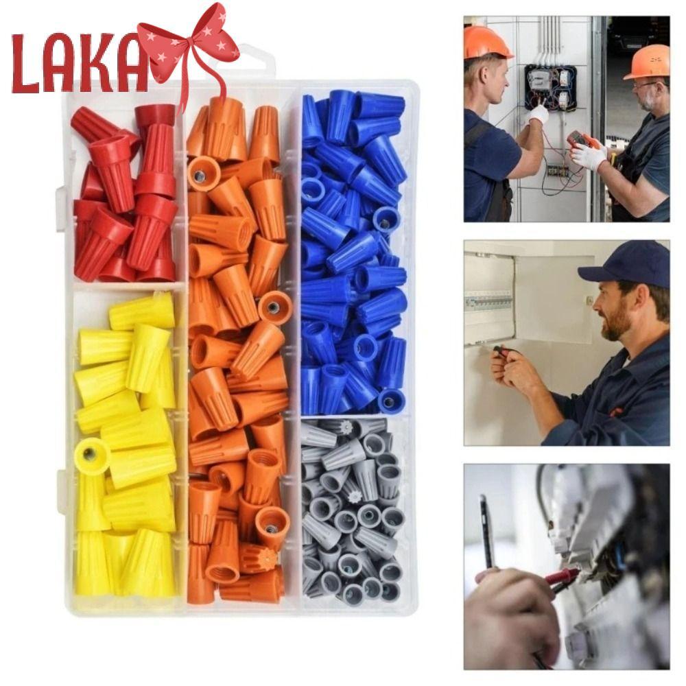 LAKA Wire Caps, Colorful Insulated Wire Connectors Nuts, Twist Terminal ...