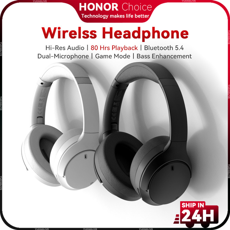 HONOR Choice Bluetooth Headphone 80 Hours Battery Life Wireless Headset ...