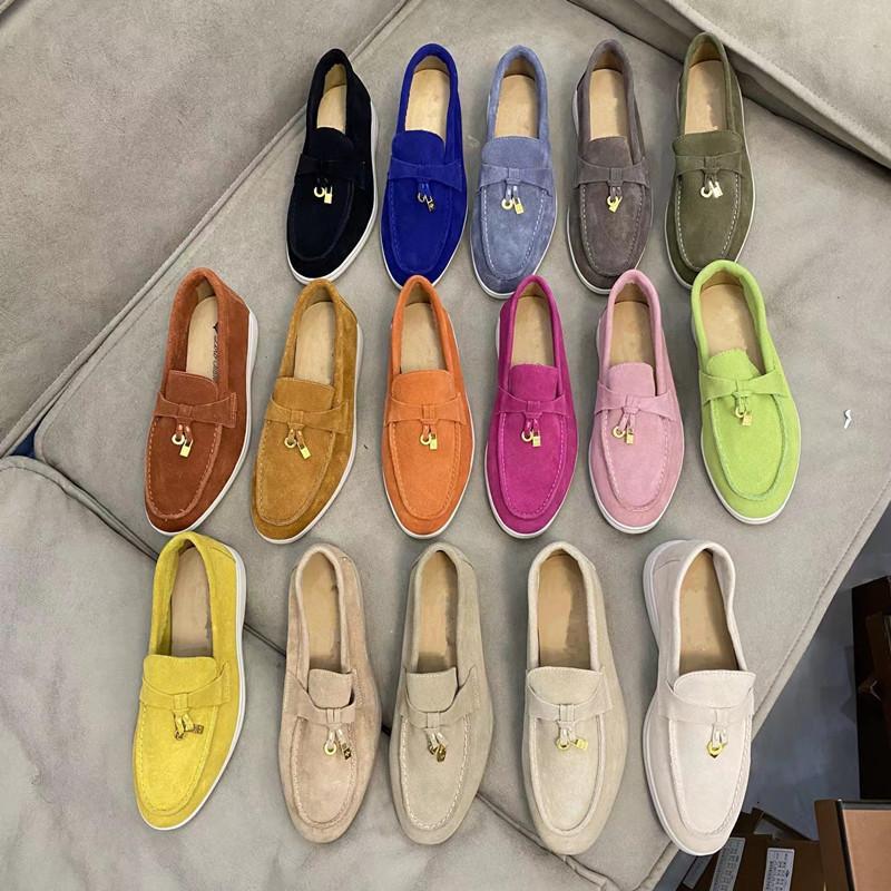 Women's Shoes，Loro Piana，2023New，Leather Material，LP Loafers，Loafers ...
