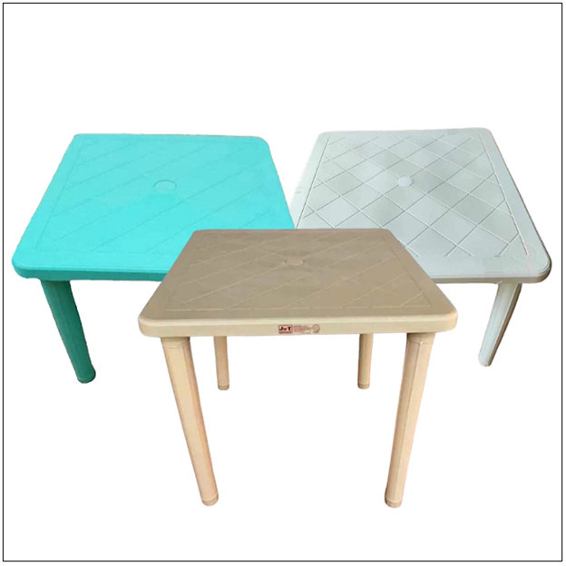 J&T (4 seater) Heavy Duty Monobloc Table 24X24 and 24x24 Dining ...