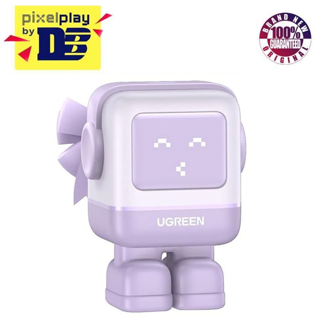 Ugreen Mini Robot Nexode 30W USB-C PD Gan Fast Charger (Purple) (CD359 ...