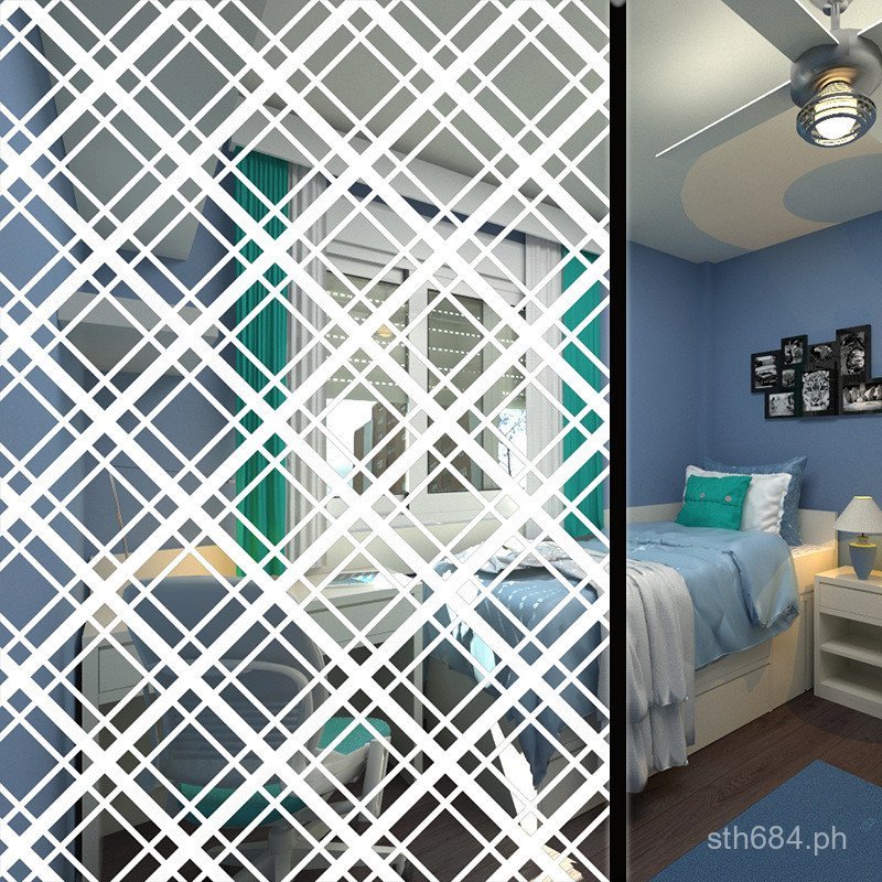 Sliding Door Window Grid Film Classical Sticker PET Tang and Song ...