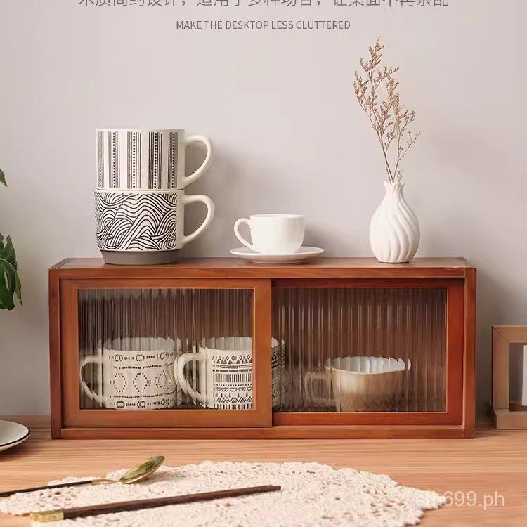 Japanese Style Storage Rack Organizer Display Cabinet Cabinet Cosmetics ...