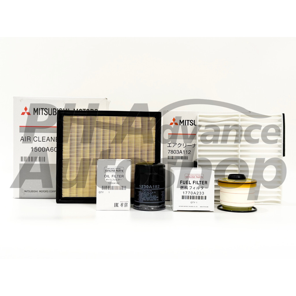 Oil Filter, Fuel Filter, Cabin Filter and Air Filter Mitsubishi Montero ...