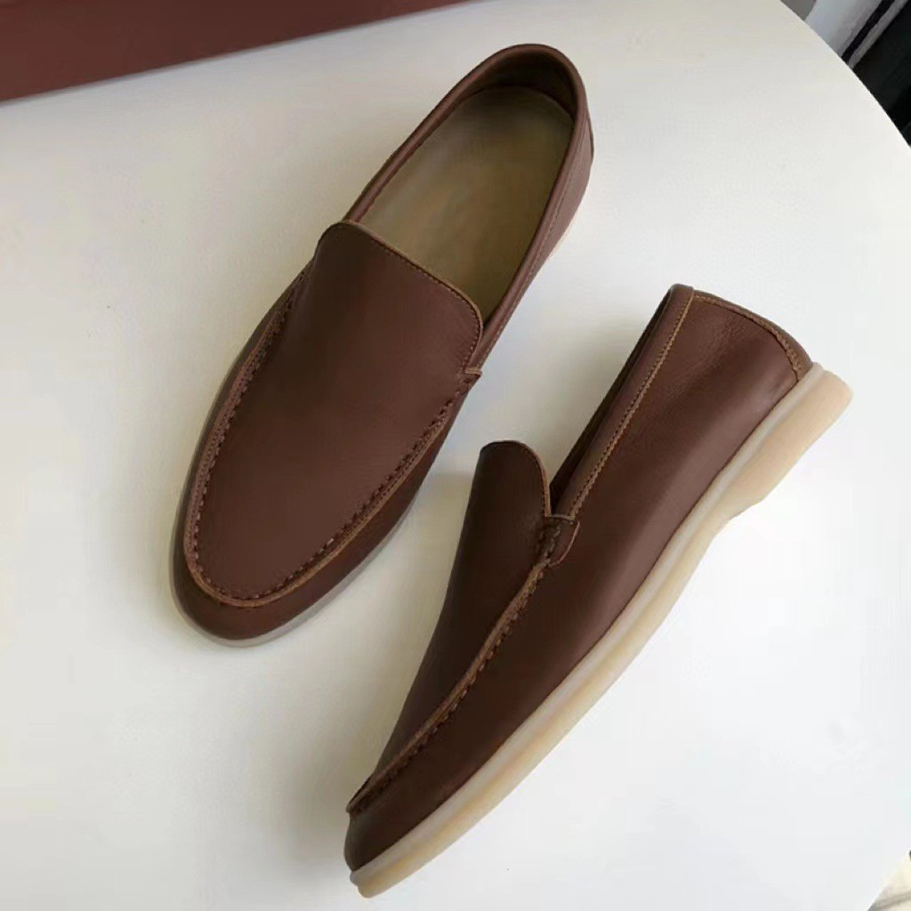 Men's Large Size Loafers LP Moccasin Leather Shoes Large Size Casual LP ...
