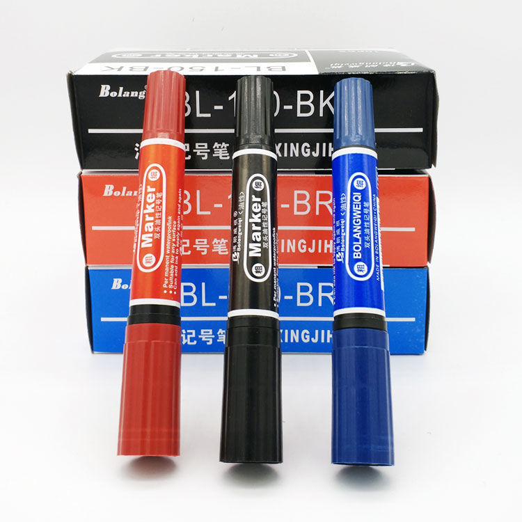 Manufacturer Wholesale Large Tip Pen A8 Double-ended Oil-based Marker ...
