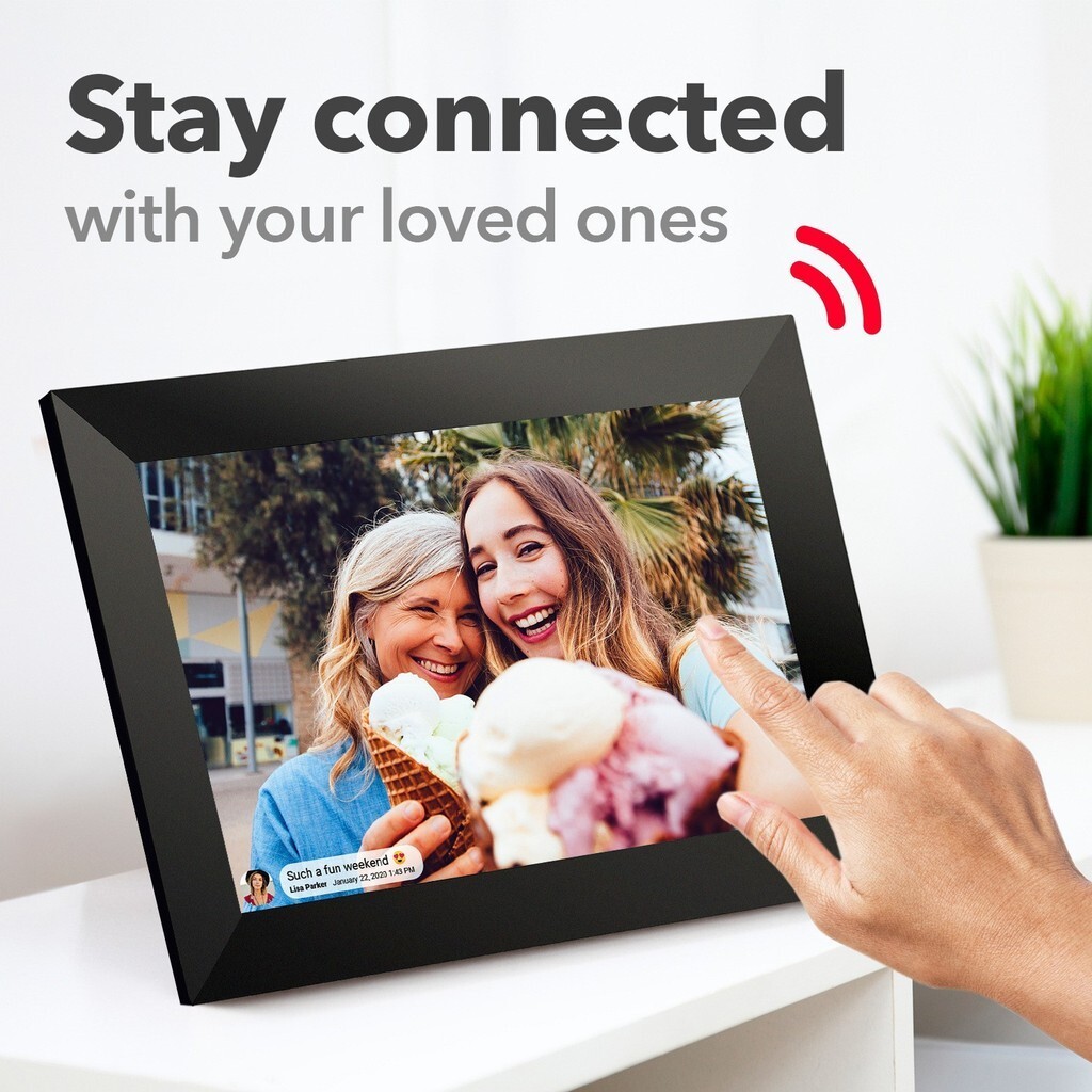 10.1 Inch IPS Touch Screen Cloud Picture Frame WiFi Digital Photo Frame ...