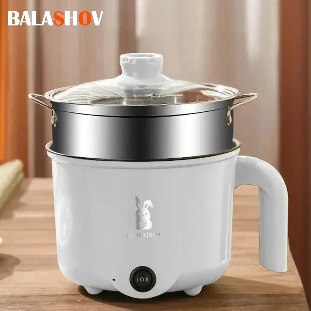 220v Mini Electric Cooker Multi-functional Cooking Pot Non-stick Frying ...