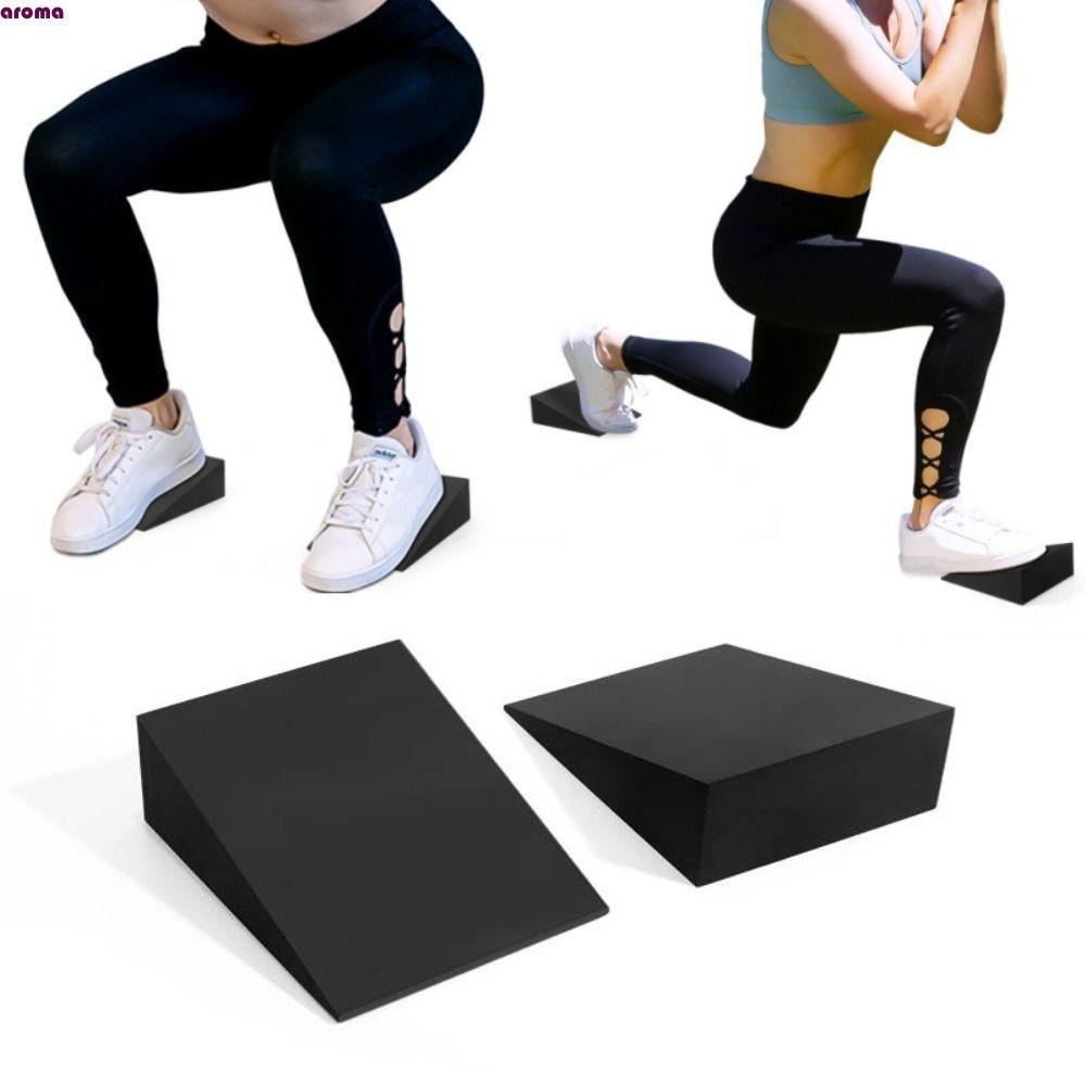 AROMA Yoga Wedge Blocks, Adjustable Trikonasana Calf Stretching Board ...