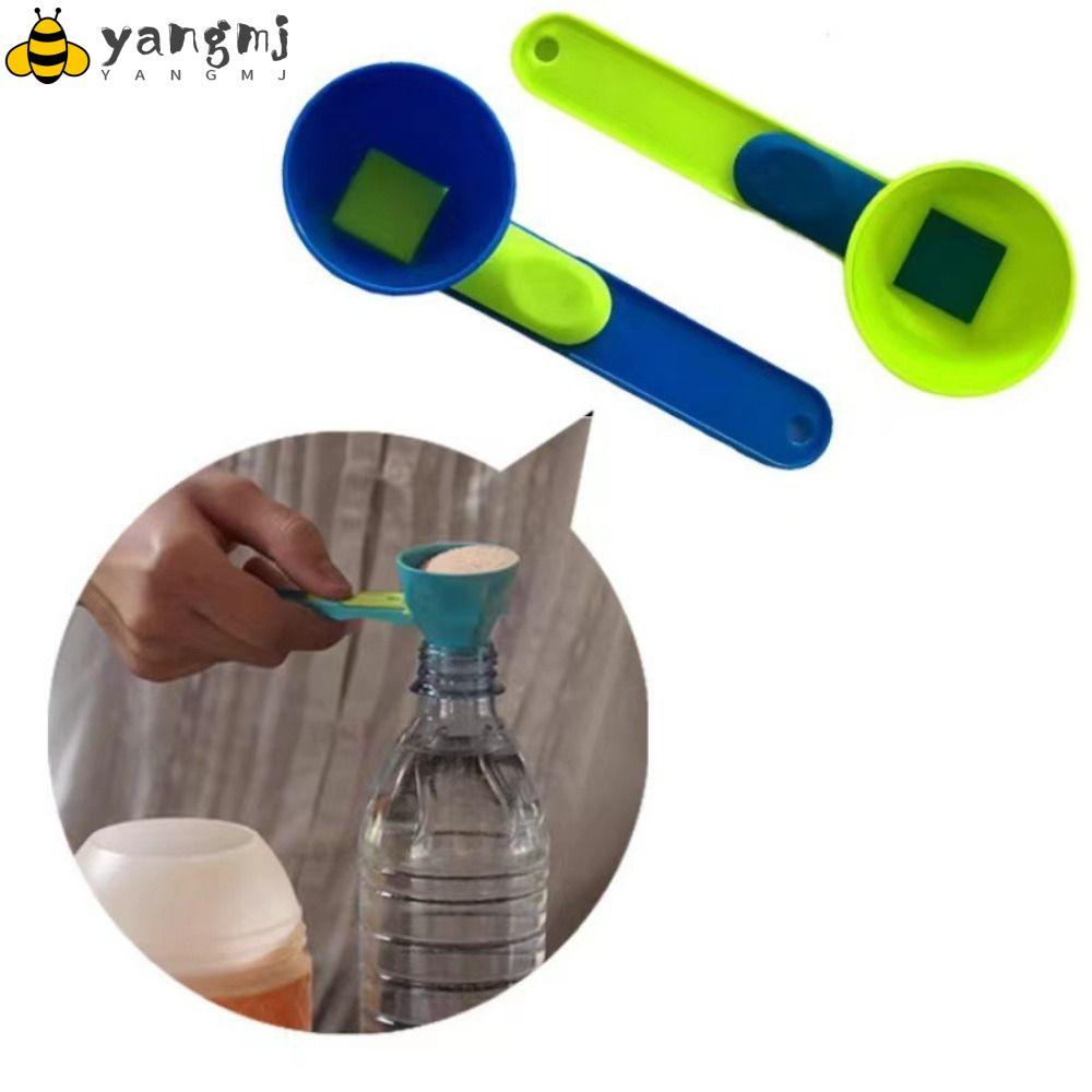YANGMJ Coffee Scoop Funnel, 2 in 1 Sliding Design Reusable Sliding ...