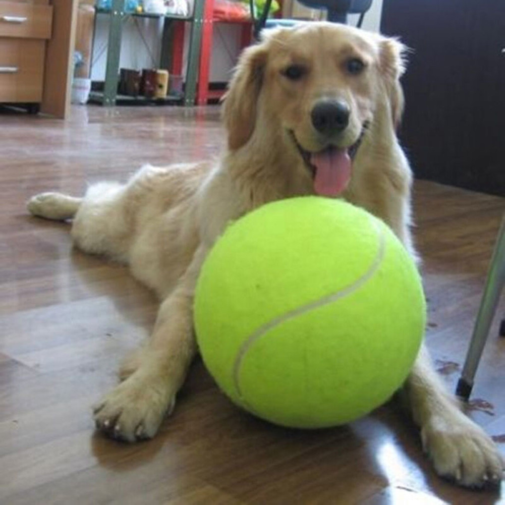 【LT】9.5 Inch Dog Tennis Ball Giant Pet Toys Large Inflatable Tennis ...