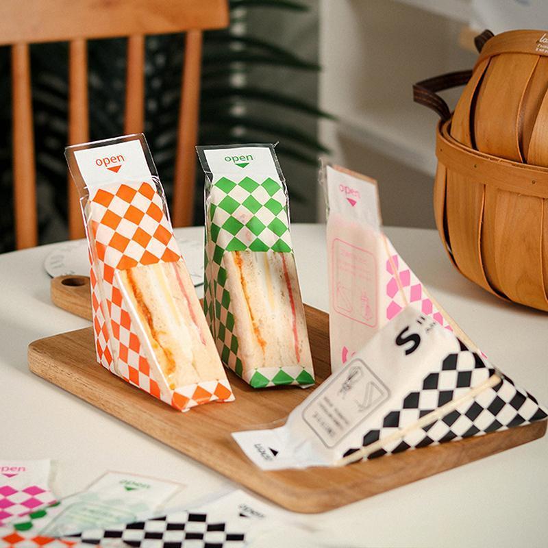 BDPH Swank 100Pcs Sandwich Wrappers Bakery Sliced Toast Bread ...