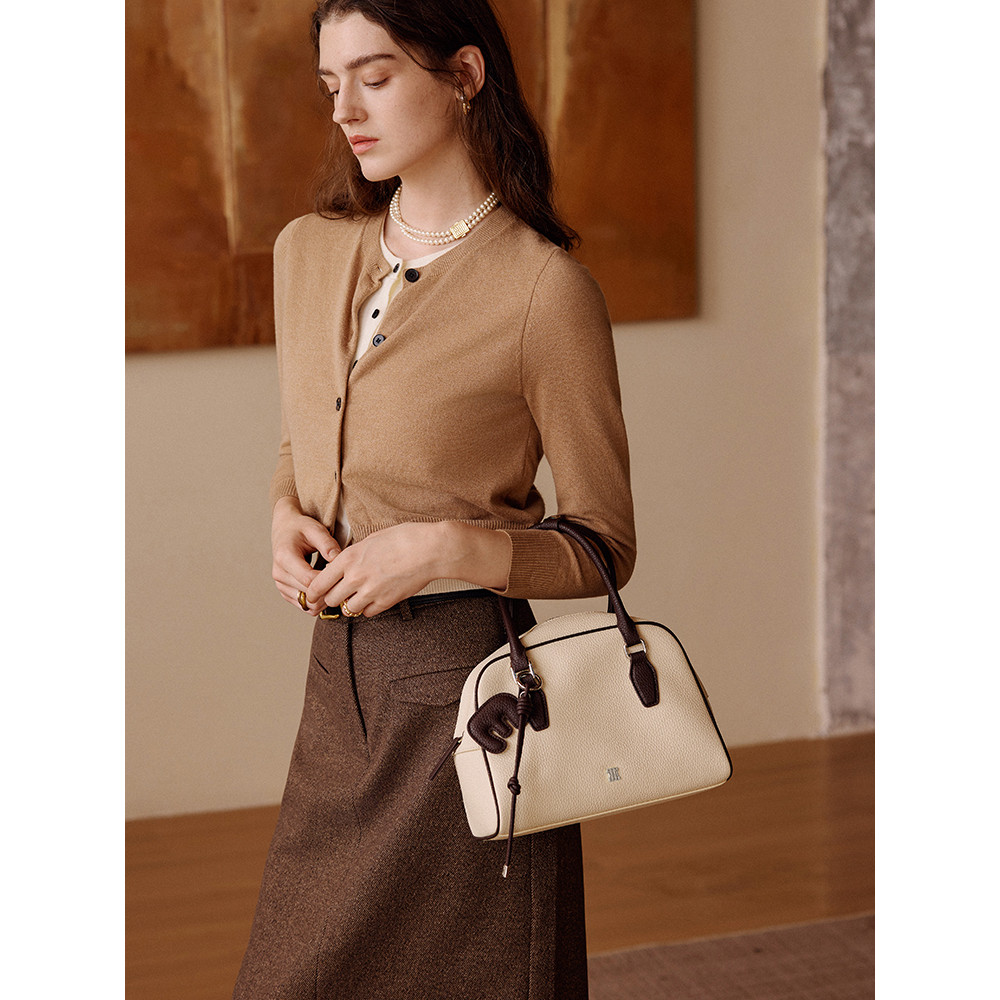 ELLE Female Bag 2025 New Style Bag Soft Wide Shoulder Portable Boston ...