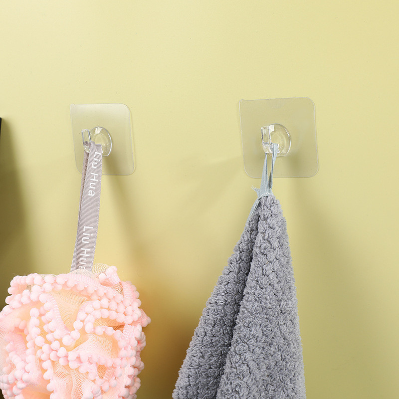Heavy Duty Sticky Wall Hooks Sticky Hook for Kitchen Bathroom Wall ...