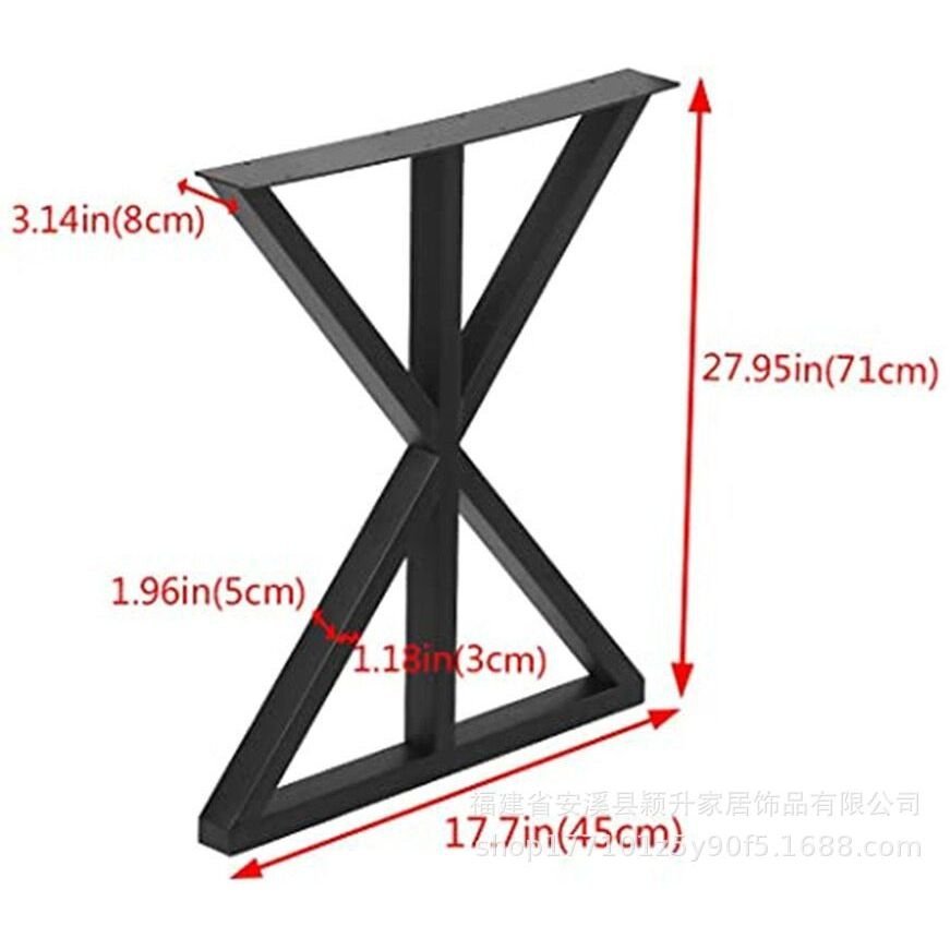Simple Iron Art Square Tube Table Legs Table Feet Dining Table Office ...