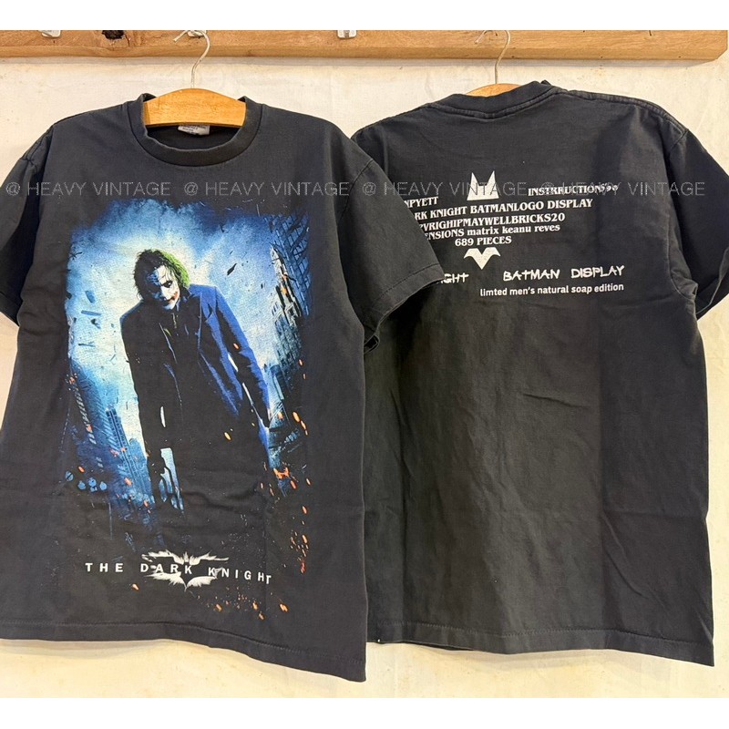 Batman The Dark knight Bio Washed vintage shirt Movie Legend heavy ...