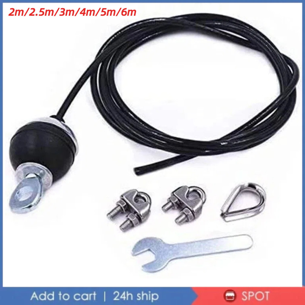 [24H SHIP] 2M-6M Gym Cable Wire Rope Heavy Duty Steel Home Gym Cable ...