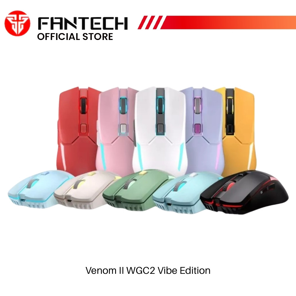 Fantech Venom II WGC2 Vibe Edition 2.4GHZ Wireless RGB Gaming Mouse ...