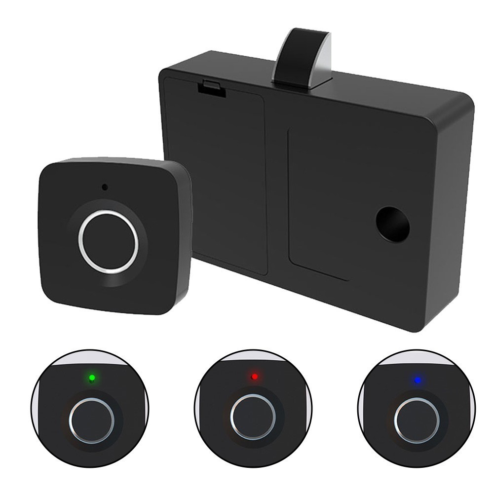 [WOES] Punch-free fingerprint drawer lock semi-embedded fingerprint ...