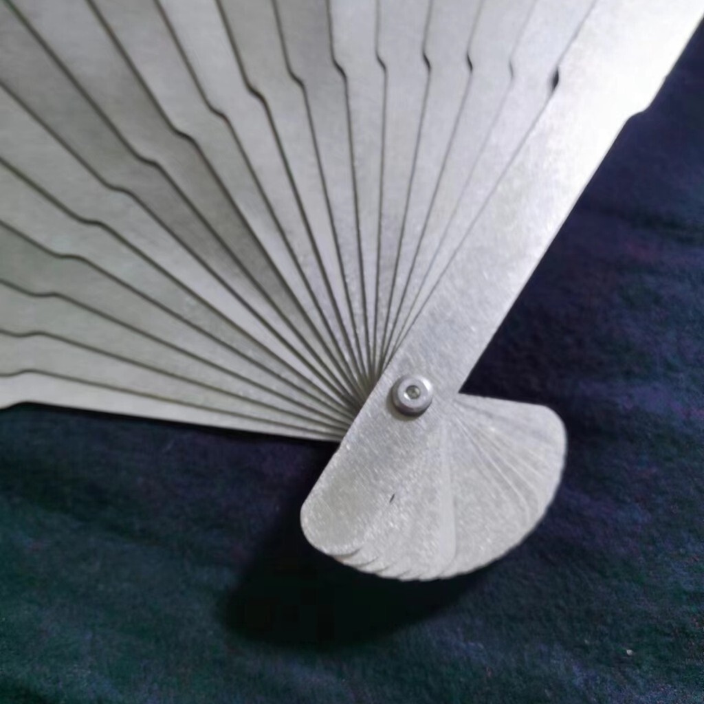 Metal Folding Fan Stainless Steel Fan Antique Style Titanium Fan Hollow ...