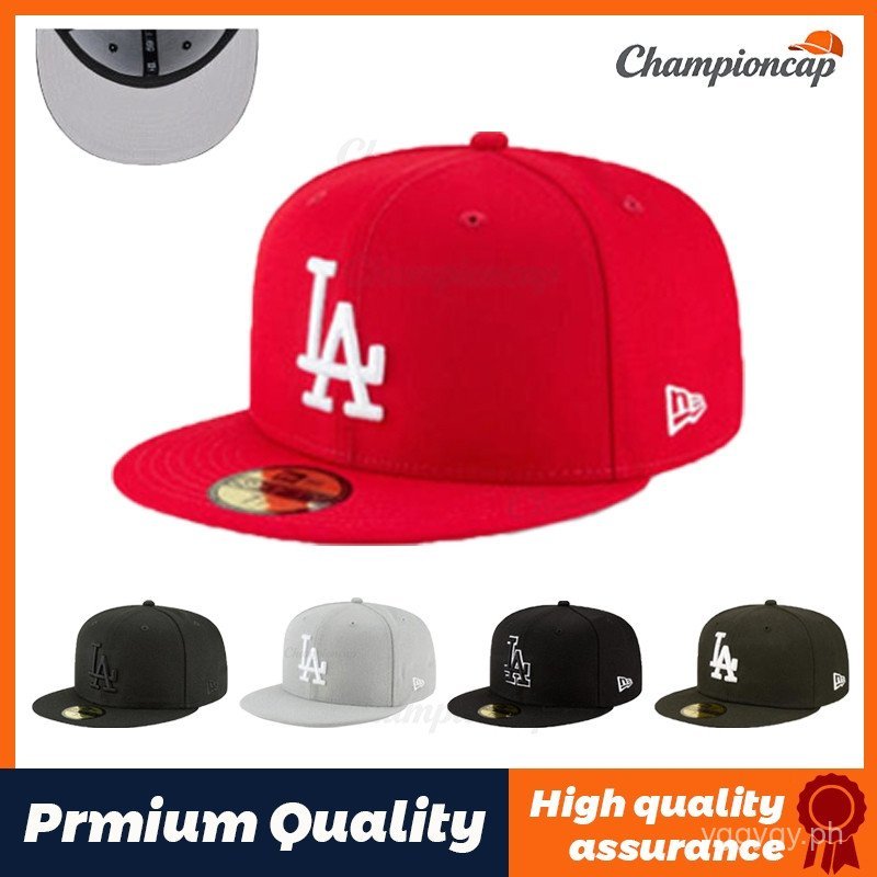 High Quality Korea MLB LA Hats Fully Closed Baseball Cap Fashion ...