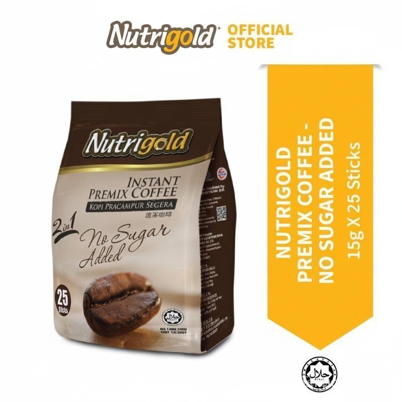 NUTRIGOLD Premix Instant Coffee Mix (15/20g or 20/25 sticks/ Bag ...