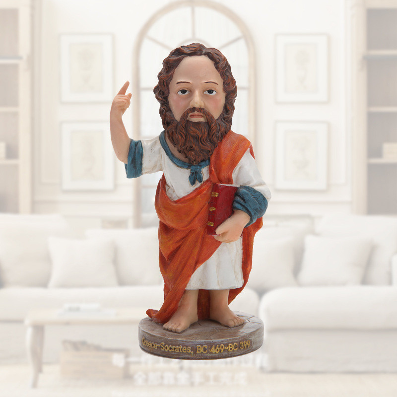 World Famous Figure Socrates Statue Wholesale Mediterranean Style ...