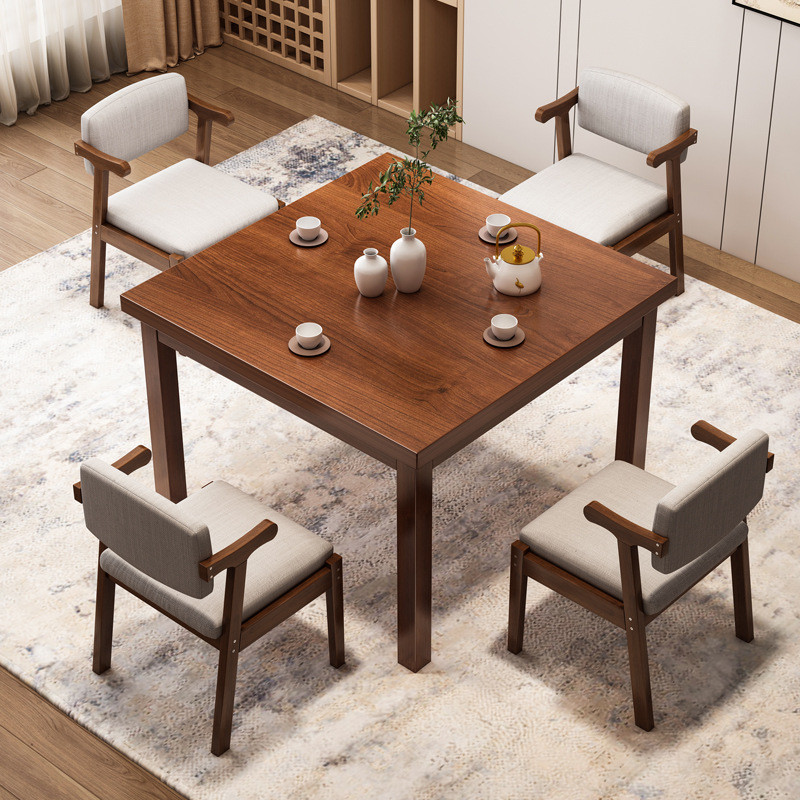 Solid Wood Small Square Table, Square Eight Immortals Table, Dining ...