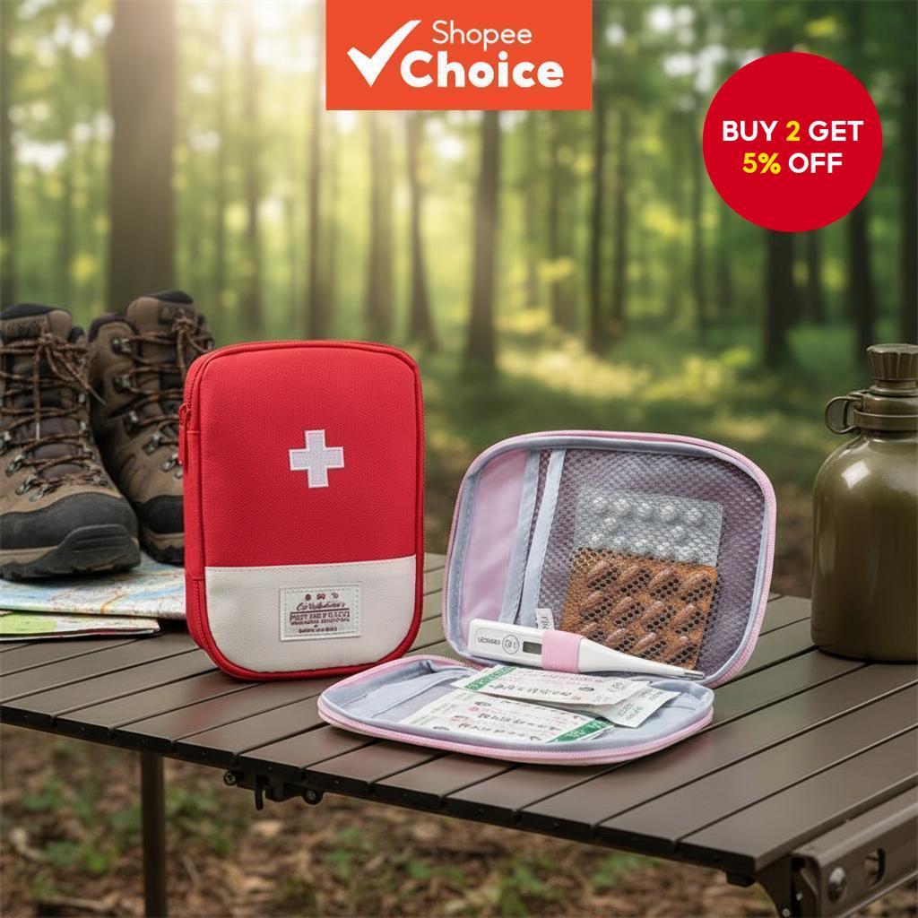 Deluxe Japanese First Aid Set - Compact Health Kit for Travel and ...