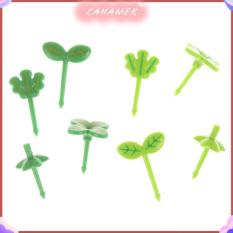 CANAMEK 8pcs Fruit Vork Tandenstoker Bladeren Salade Tiny Vork Cake ...