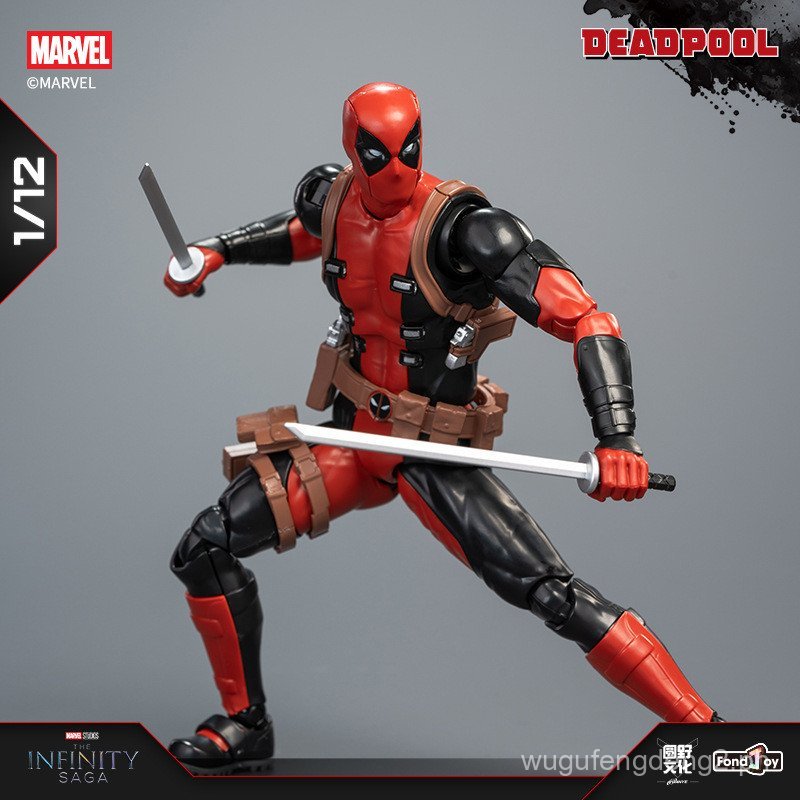 Marvel Official Hulk Panle Deadpool Assembly Model Iron Man Figurine ...