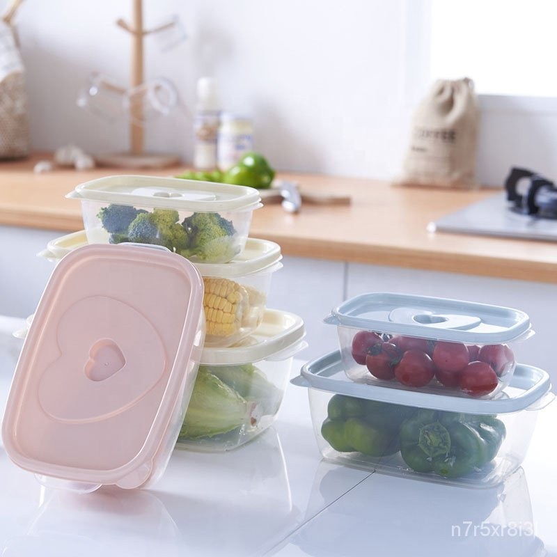 ★ZH★BPA Free Reusable Food Bowls Plastic Deep Square Food Storage ...