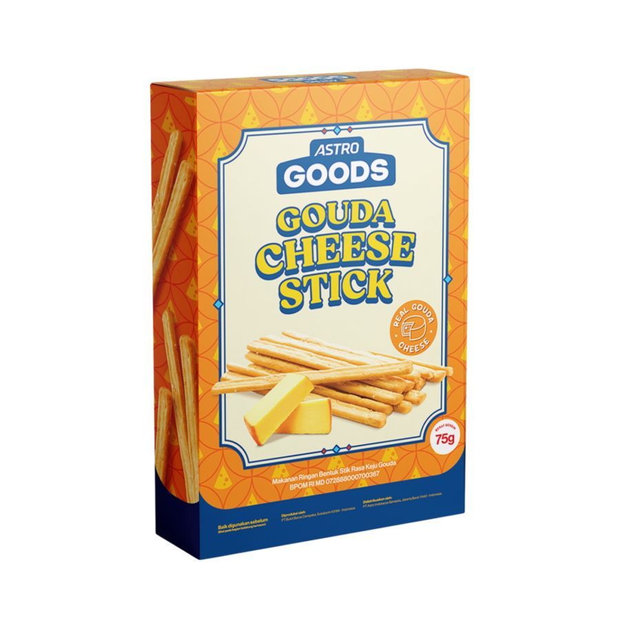 Astro Goods - Stick Biscuit Gouda Cheese 75 grams | Premium Biscuits ...