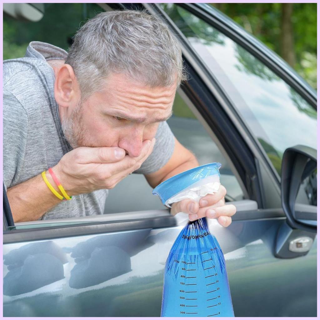 Vomit Bags 25x/50x Leak Resistant Portable Car Puke Bags 1000ml ...