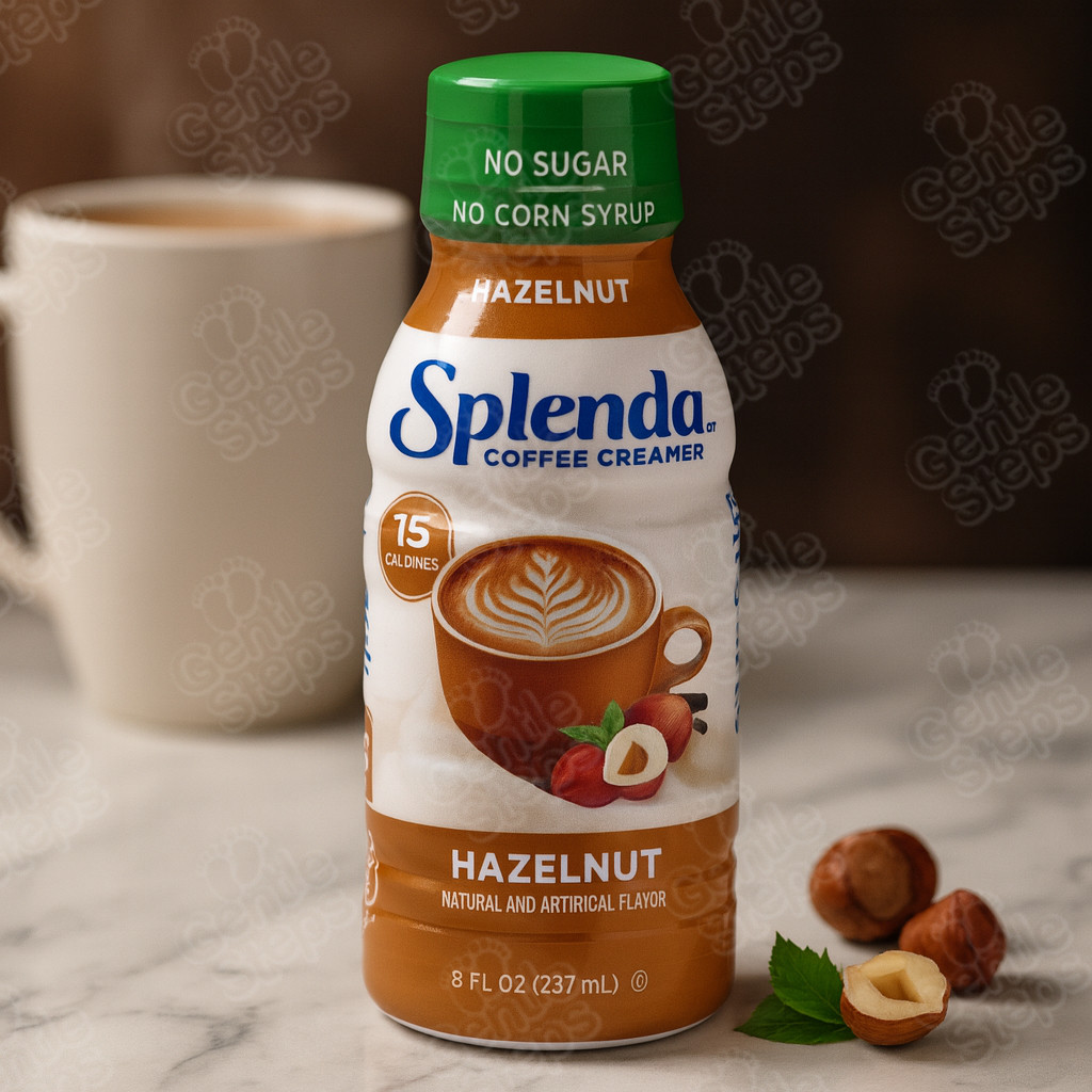 SPLENDA HAZELNUT COFFEE CREAMER NO SUGAR 8 FL OZ COFFEE ADDITIVE – 237G ...