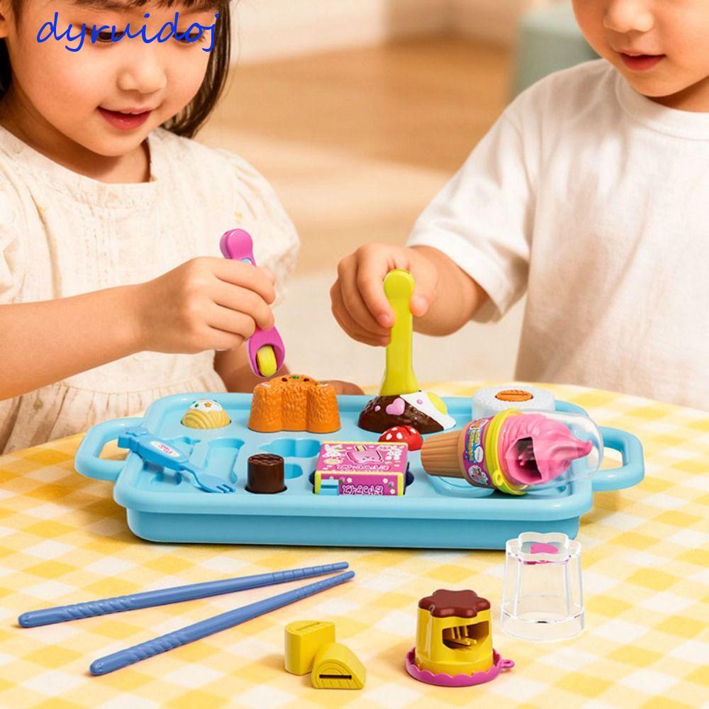 DYRUIDOJ Pudding Feeding Set, Little BearShape Pretend Play Lunch Box ...