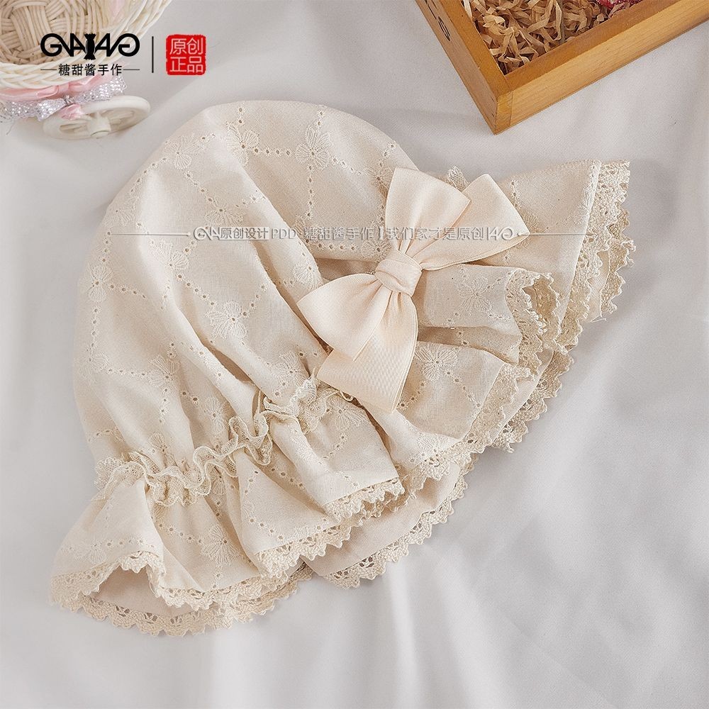 Multicolor lolita bb Cap Solid Color Lace Ruffled Headdress lolita Cute ...