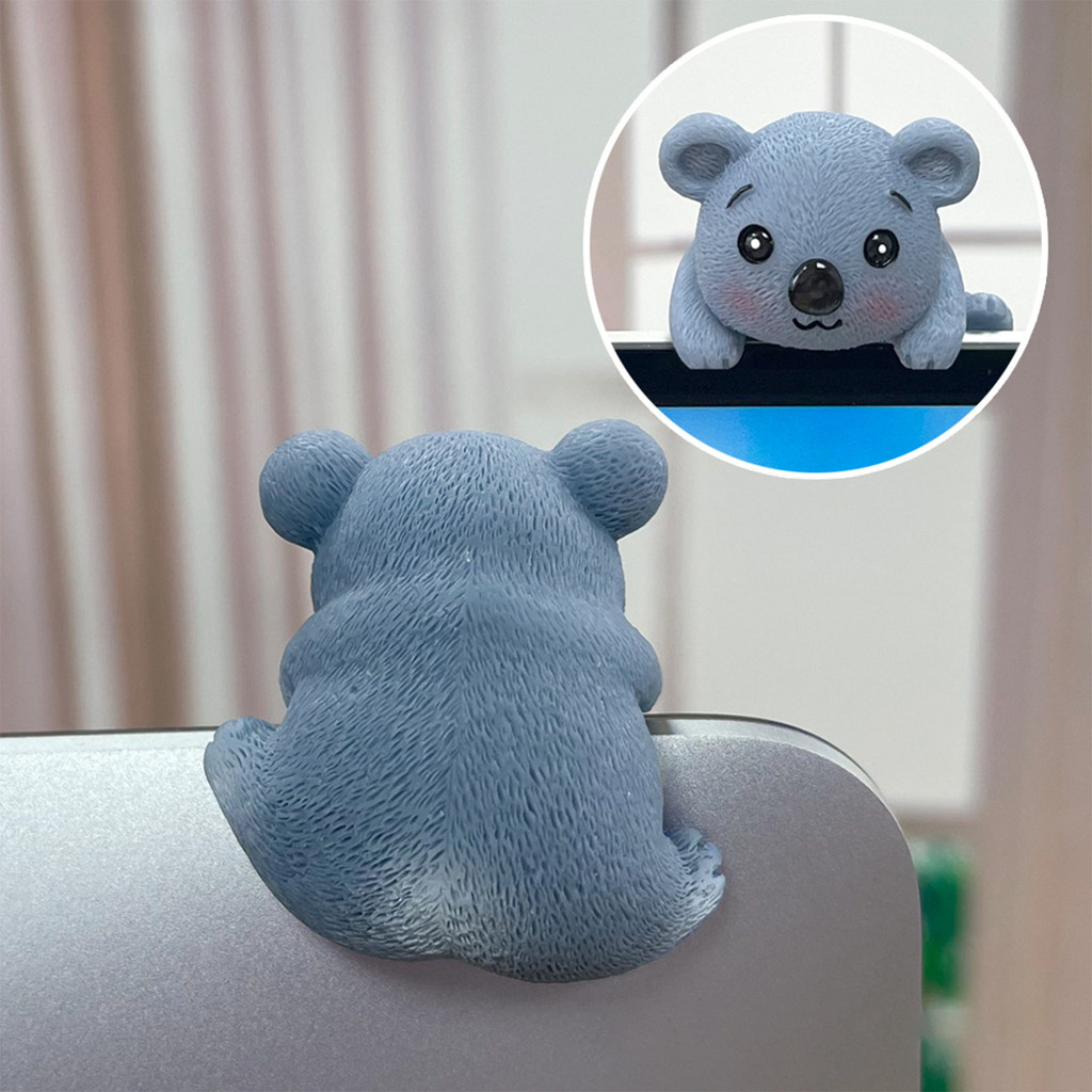 Cute Animal Decor for Computer Monitor TV Screen Car Waterproof Mini ...