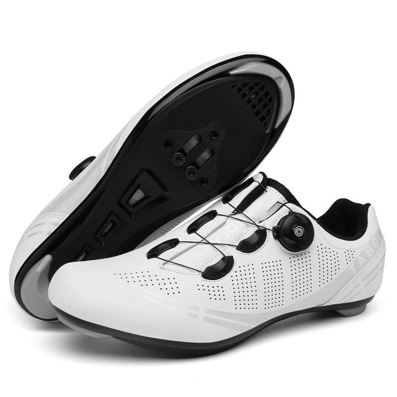 New Locked Cycling Shoes Double Buckle Lock Shoes Men Women Road Bike ...