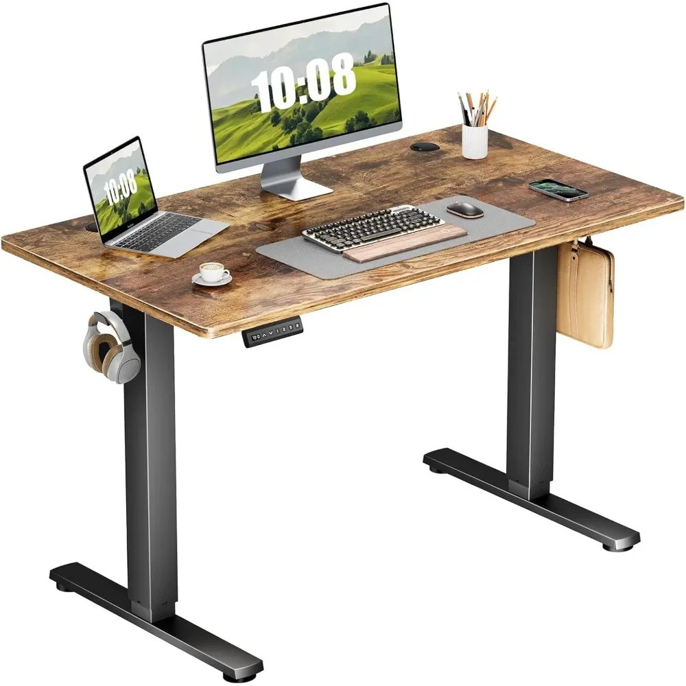 Electric Standing Desk 40 X 24 Inch Adjustable Height Sit To Stand Up ...