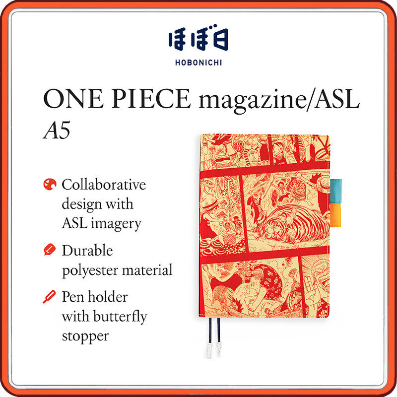 Hobonichi Techo Cousin (A5) Diary Cover ONE PIECE magazine/ASL | Shopee ...