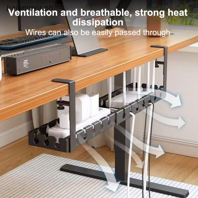 JIAJUMUYU Under Table Storage Wire Organizer Storage Under table ...