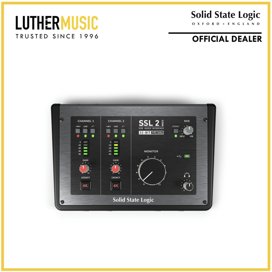 [OFFICIAL DEALER] Solid State Logic SSL 2 MK2 2in/2out USB Audio ...