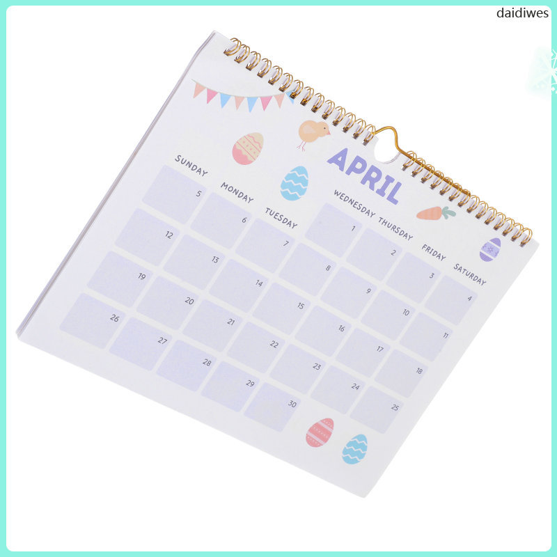 2026 Office Planner Decorative Wall Calendar Monthly daidiwes | Shopee ...