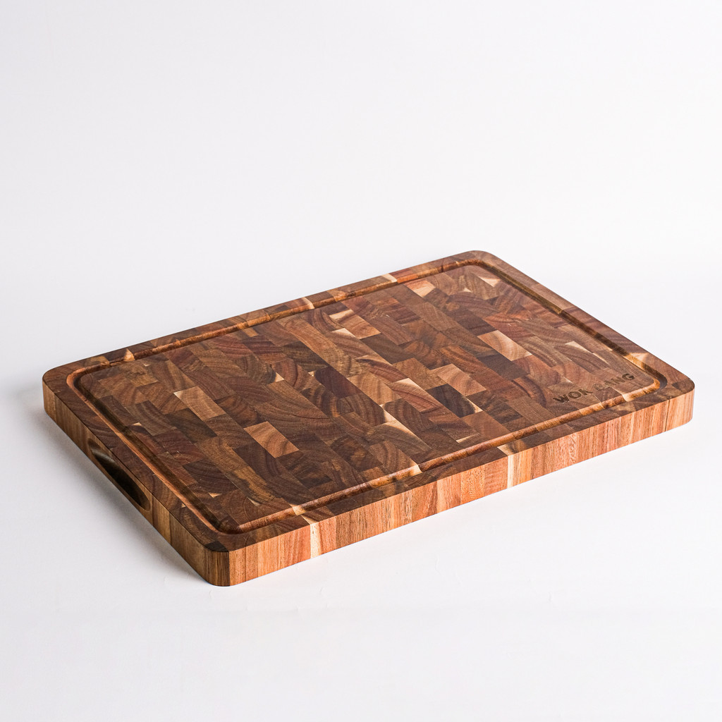 Wok Bang Premium Acacia End Grain Chopping Board Large | Shopee Philippines
