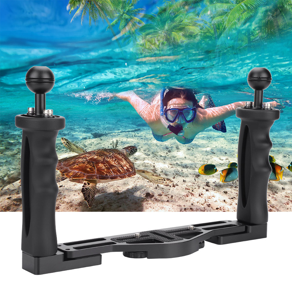 Diving Photography Handle Grip Camera Dual Comfortable for Underwater ...