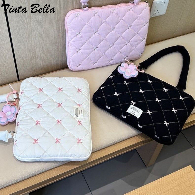 Women Bow Strap Laptop Cover Cute - Shockproof Sleeve for 8 - 15.6 Inch ...
